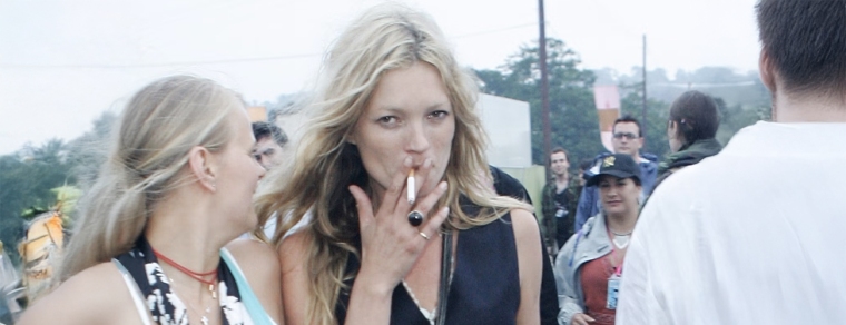 Kate Moss spotted vaping and enjoying a beer at BST Hyde Park festival ...